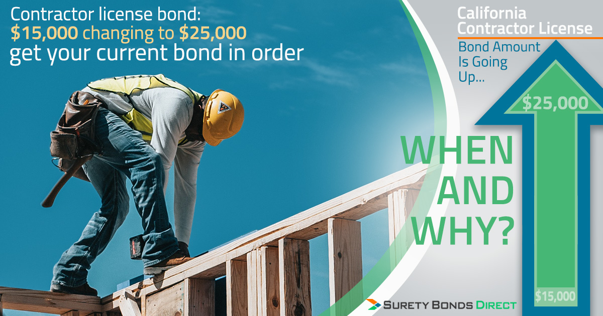 California Contractors Bond Amount Is Increasing On January 1, 2023