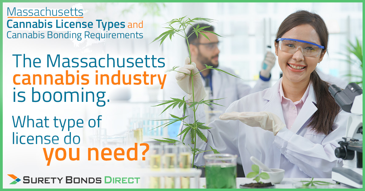 Massachusetts Cannabis License Types and Cannabis Bonding Requirements